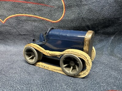 Triang Minic Tinplate Clockwork Caterpillar Tractor Working Blue Tracks ...