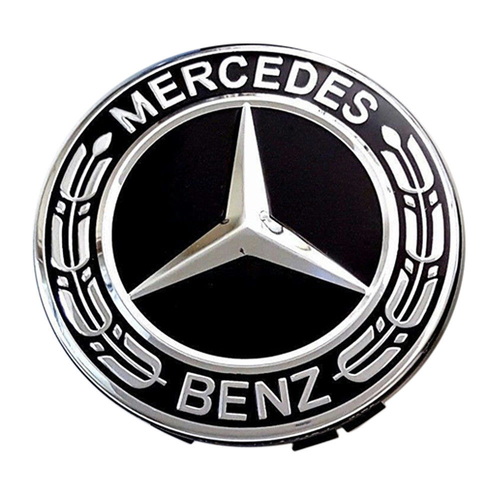 4X Fit Mercedes Benz 75mm Hubcaps Wheel Center Caps Rim Emblem logo ...