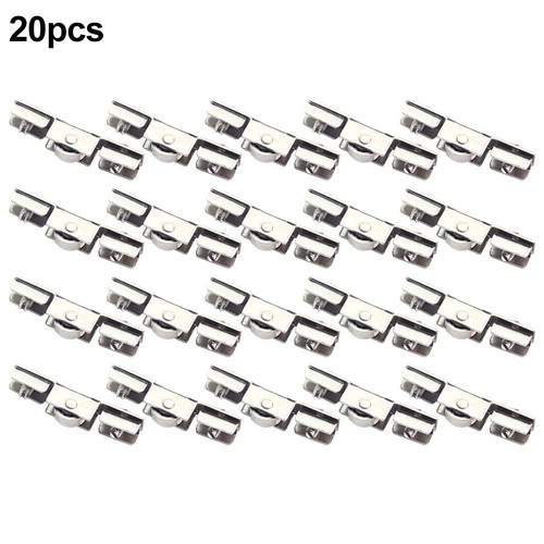 Convenient 20pcs Glass Sliding Door H Shape Roller Wheels for Furniture ...