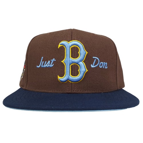 Just Don Boston Red Sox Mitchell & Ness MLB Snapback Hat Cap 3D Logo ...