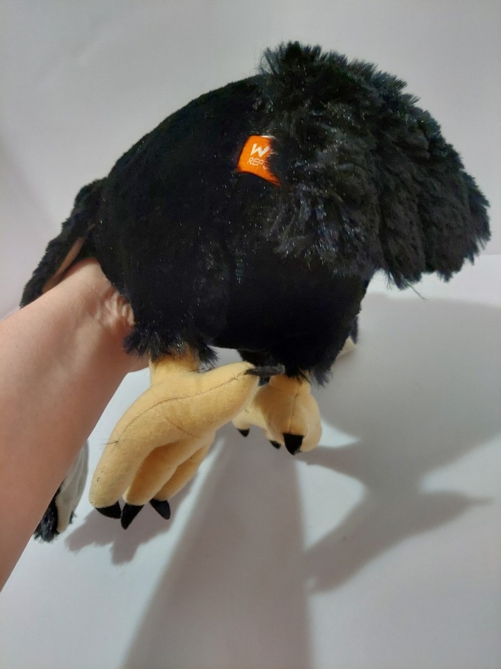 Wild Republic Turkey Vulture Plush Bird Realistic 12" Cuddlekins ...