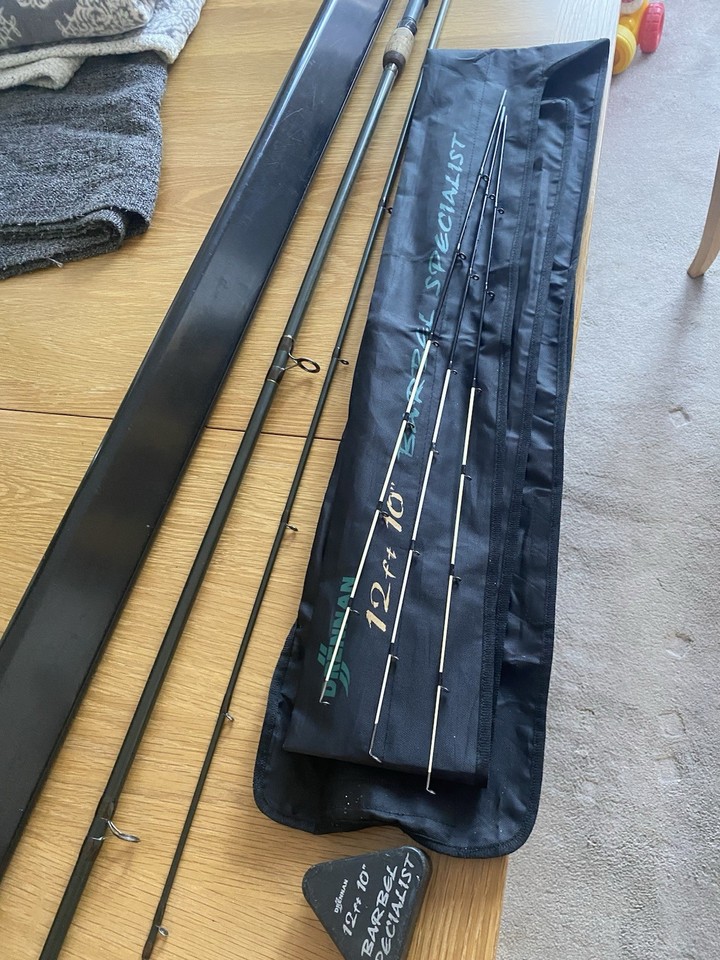Drennan 12 foot 10 inches rod with four tips Barbel speclist | eBay UK