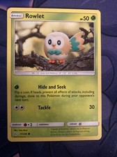 Rowlet Pokemon Cards - Find Pokemon Card Pictures With Our Database ...