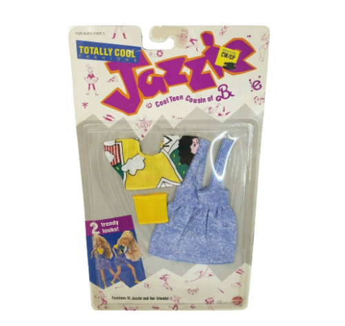 VINTAGE 1989 JAZZIE BARBIE'S COUSIN COOL FASHION CLOTHING # 3785 NEW IN ...