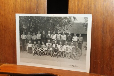 Antique 1938 Class Photo Ed Crossley Photographer Signed on Back | eBay