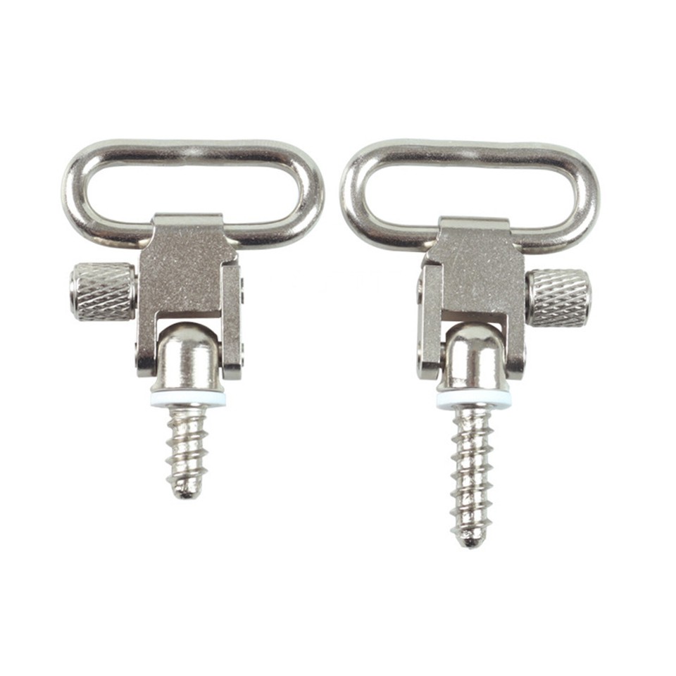 1"/1.25" Rifle Sling Mounting Set Quick Detach Steel Swivels Screw Stud ...