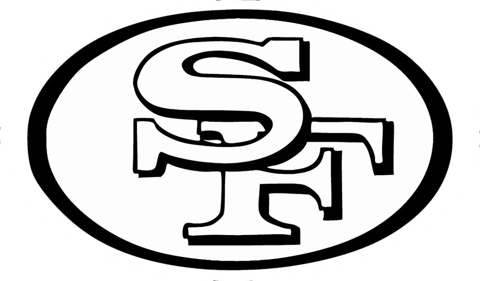 San Francisco Forty Niners 49ers Window Vinyl Decal any size any color ...