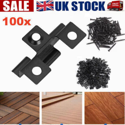 100-1000pc Composite Decking 3mm Hidden Fixing Fasteners Stainless ...