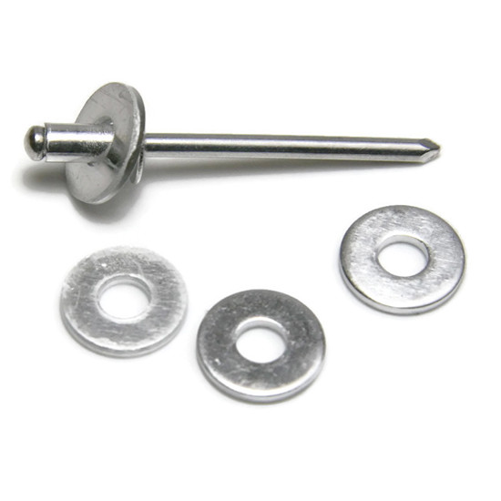 Aluminum POP Rivet Washers 3/16" Dia. #6 Blind Rivet Back Up Washers ...