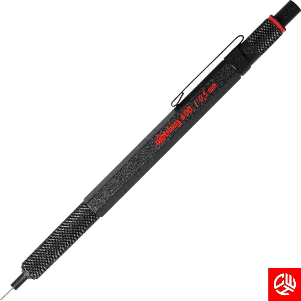 rOtring 600 Series Pen or 0.5mm Mechanical Pencil Metal Body - Choose ...