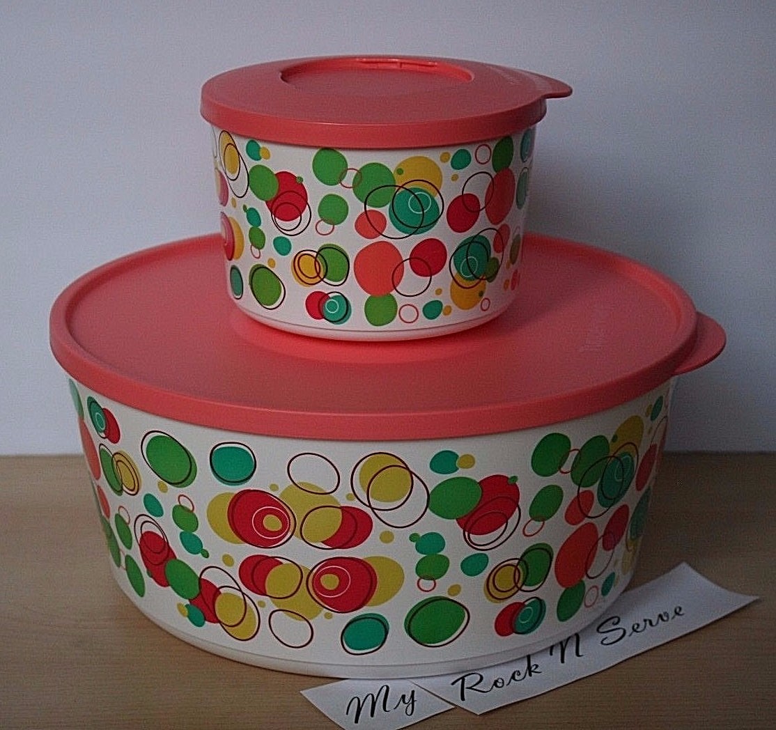 Tupperware Large Container Twist, Stack & Store Seal Set 2 New | eBay
