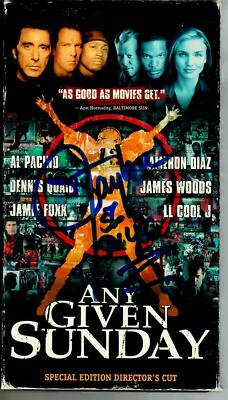 "New York Giants" Lawrence Taylor Hand Signed (Any Given Sunday) VHS ...