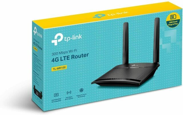 ROUTER TP-LINK WIRELESS TL-MR100 4G LTE 300MBPS 6935364088804 | eBay