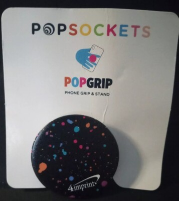 Popsocket - Multi-color Paint Splatter with Black Background | eBay