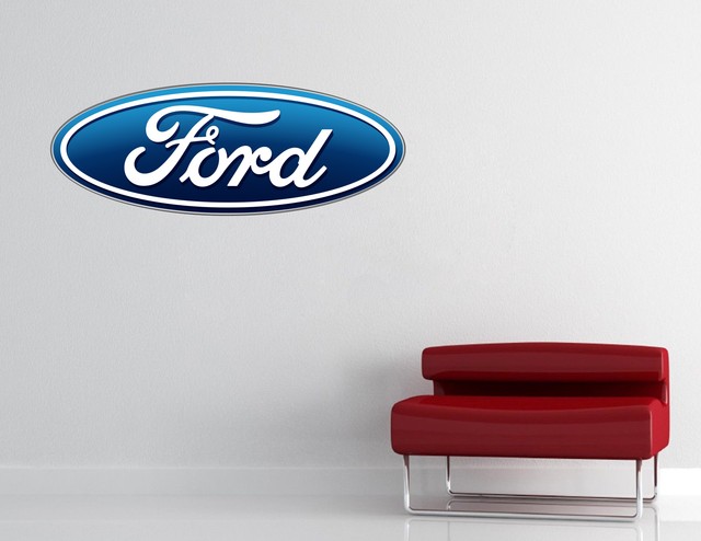 Ford Logo Wall Decal EXTRA LARGE Sport Brand Car Vinyl Sticker Art ...