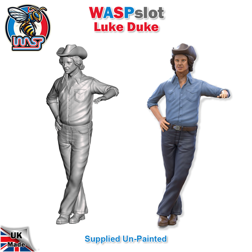 Dukes Of Hazzard Luke Duke Unpainted Figure 1:24 Scale Wasp | eBay