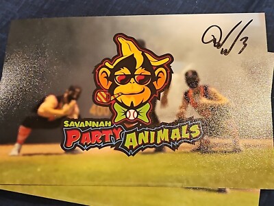 Dalton Cornett signed 4x6 autographed picture savannah party animals ...