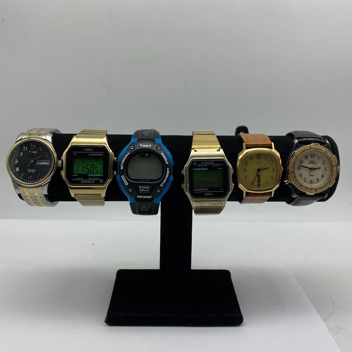 Timex Men's Quartz Analog/Digital Watch Lot of 6 - Gem