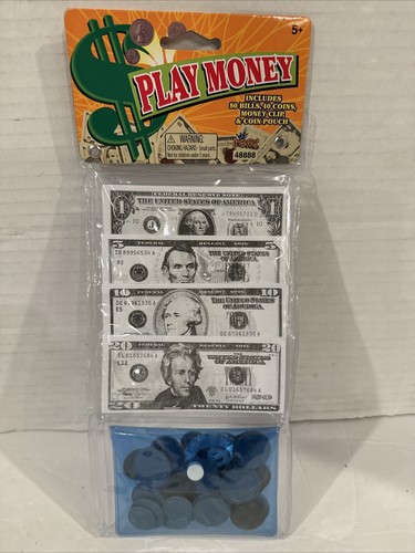 120 pc Play Money KIDDY CASH 80 Bills 40 Coins | eBay