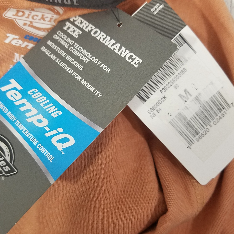 Dickies Cooling Temp-iQ Performance T-Shirt Mens Size Medium | eBay
