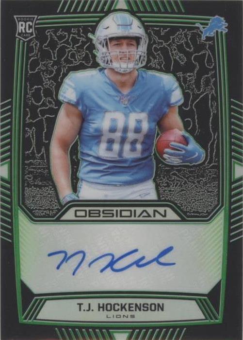 2019 Panini Obsidian - Rookie Autographs T.J. Hockenson #RA-TJH ...