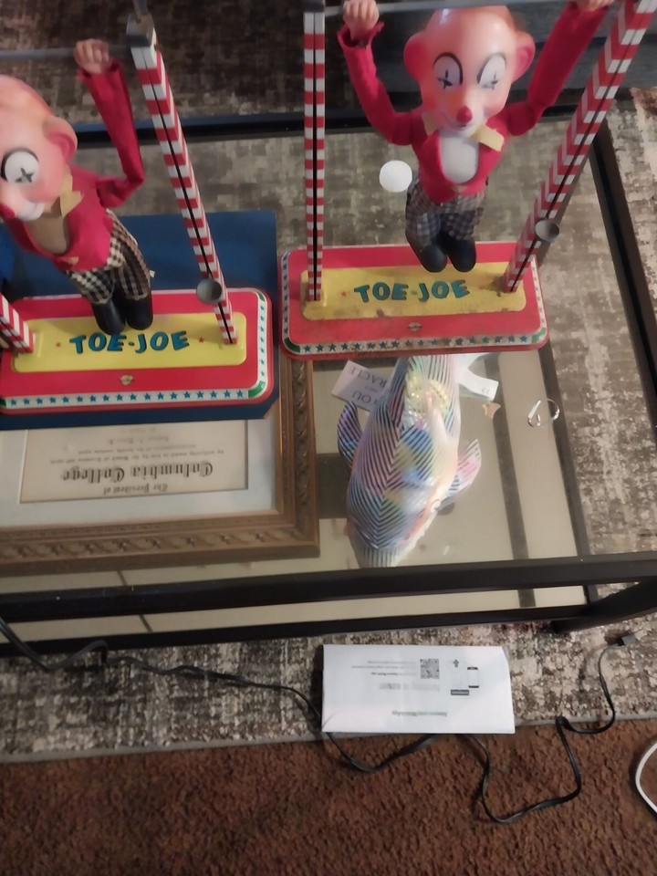 Vintage Ohio Art Toe Joe Tin Toy . With rare working plug In motor. | eBay