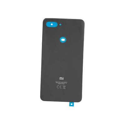 BACK COVER PER XIAOMI MI 8 LITE SCOCCA COPRIBATTERIA POSTERIORE NERO ...
