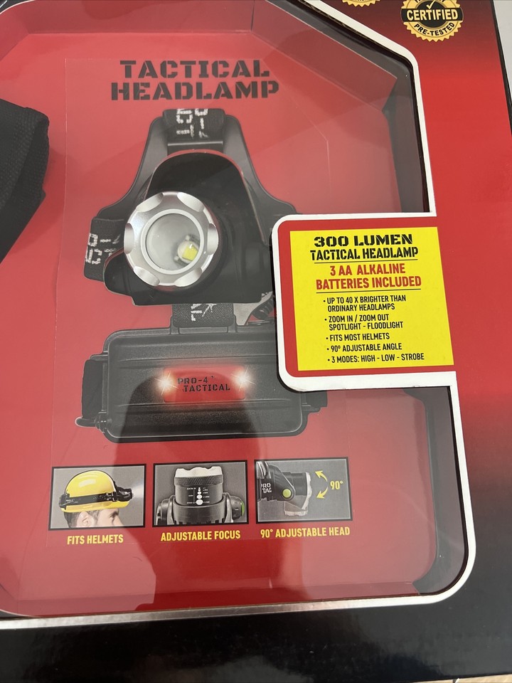 Pro 4 Tactical Survival Set With Lantern/flashlight/multi Tool Pliers ...