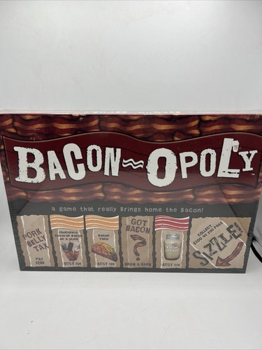 Bacon-opoly Board Game Brand New and Sealed By Late For The Sky | eBay