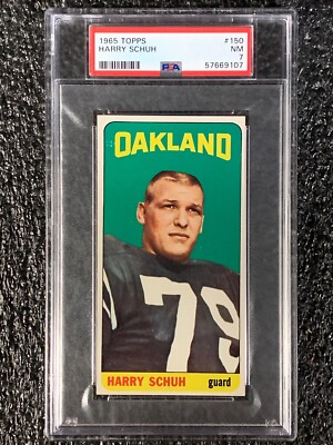 1965 Topps Football #150 Harry Schuh PSA 7 | eBay
