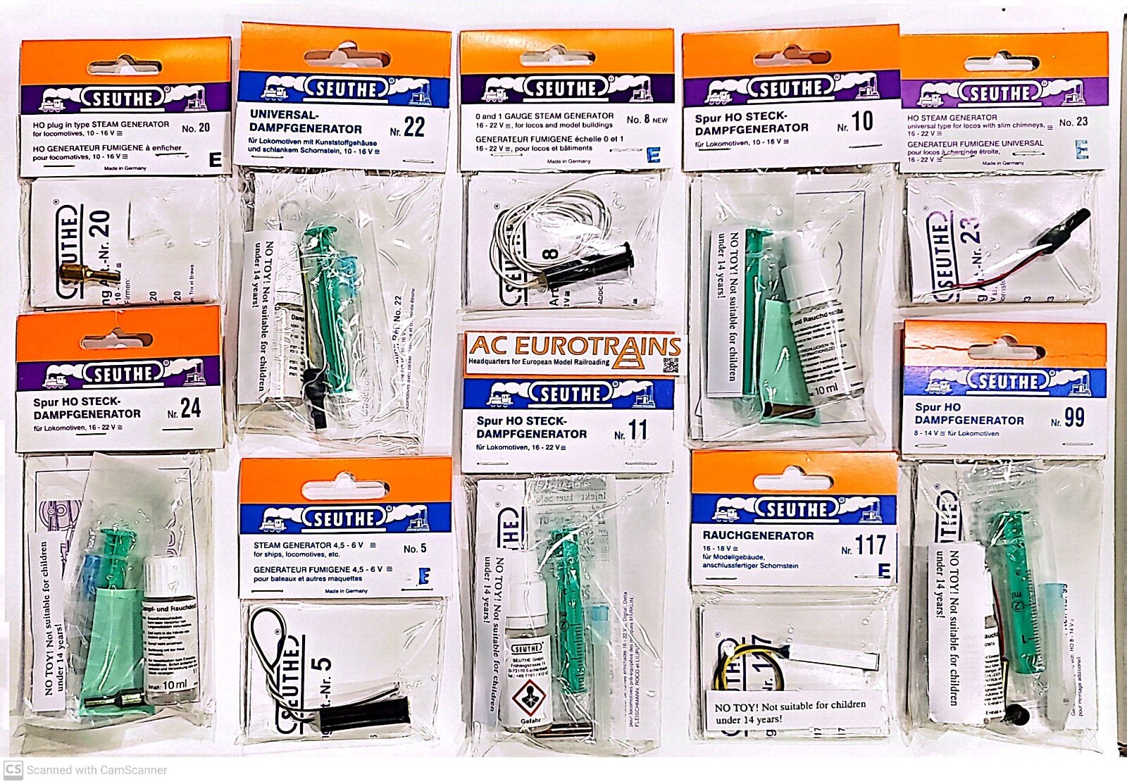Seuthe Smoke Unit Steam Generator Kits Quick Order Retail Packaging *NO ...