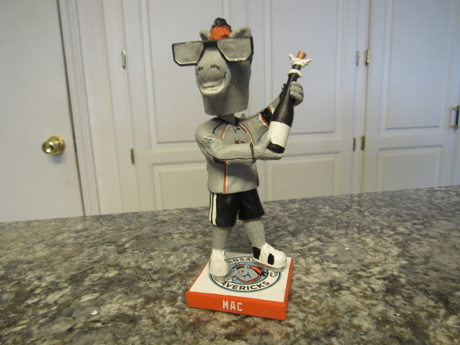 Missouri / Kansas City Mavericks Bobblehead Happy Birthday Mac Mascot ...