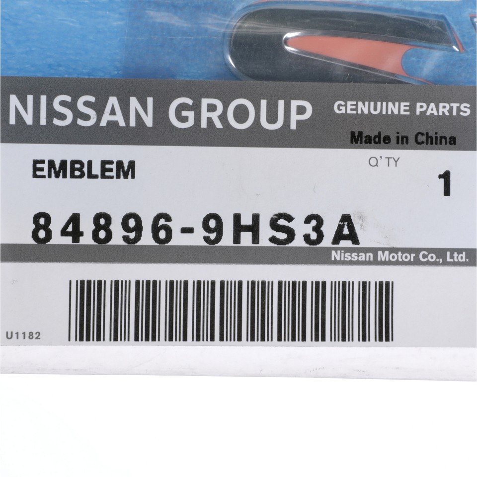 OEM NEW Genuine Nissan Rear Deck Lid SV Emblem Badge 16-18 Altima 84896 ...