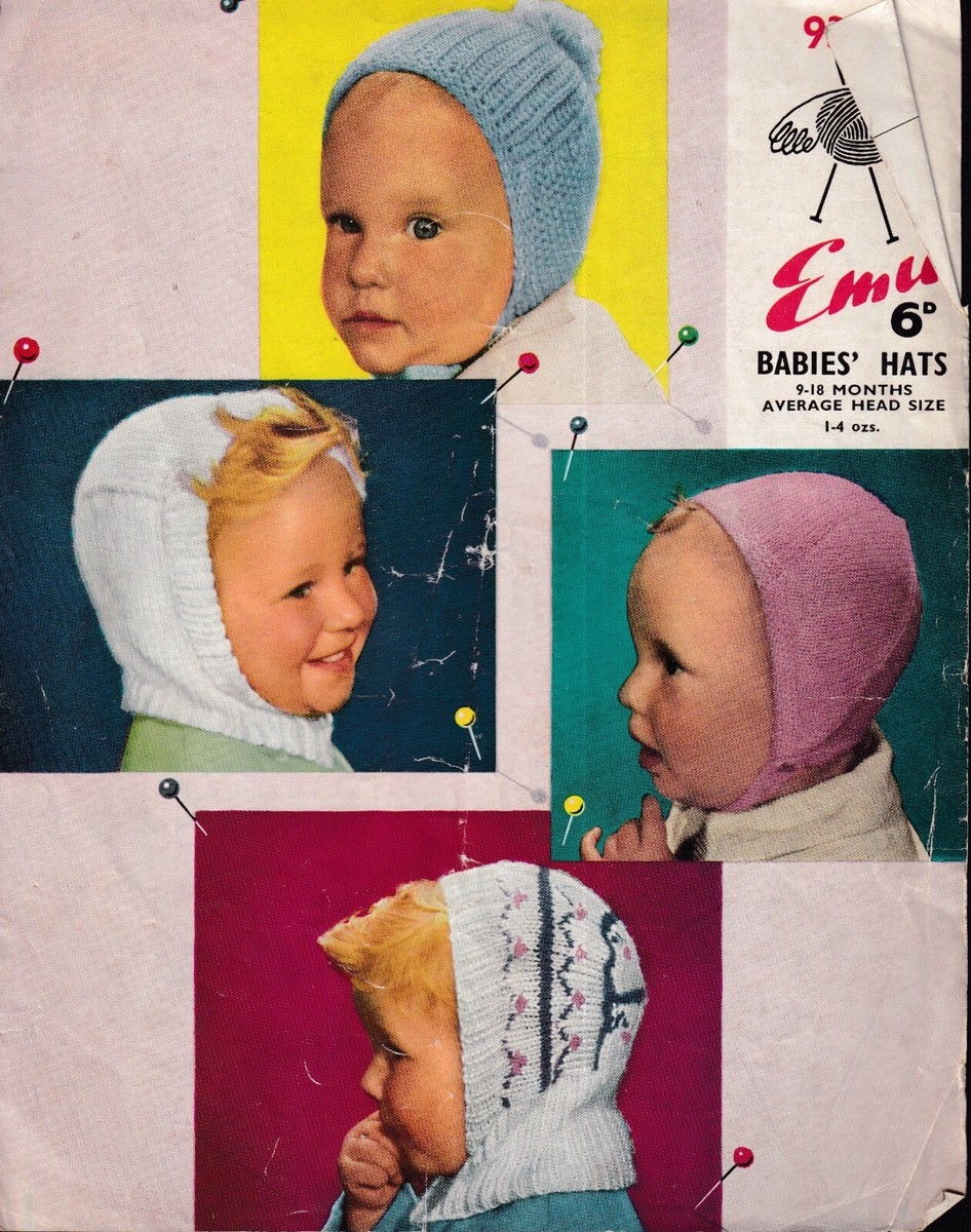 Vintage Baby Hat Knitting Patterns Wrap Your Little Love In A Touch Of