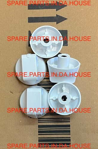 5 x Genuine Simpson 315 Gas Cooktop WHITE Control Knob 72K315W ...