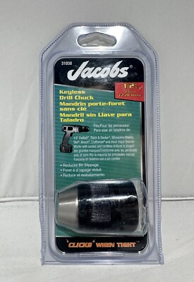 Jacobs 1/2" Keyless Drill Chuck 31038 with 1/2-20 mount | eBay