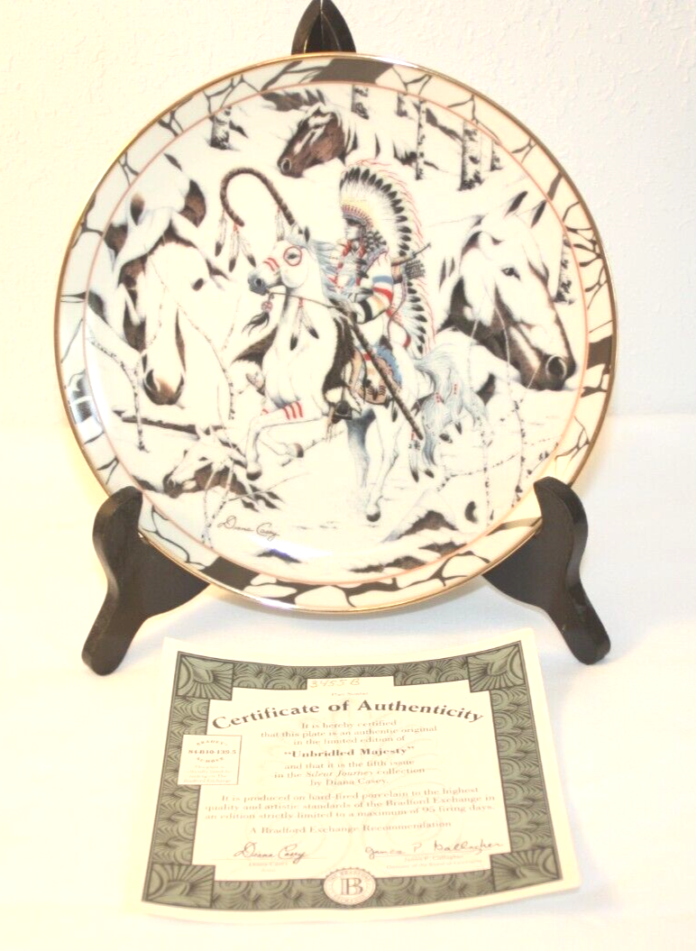Bradford Exchange Silent Journey - Unbridled Majesty - 8" Collector ...