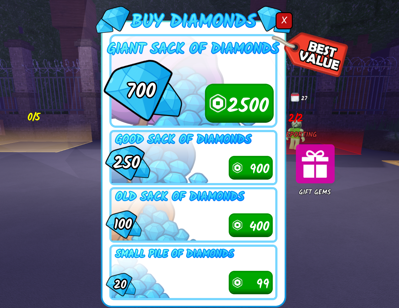 💎 99 Nights in the Forest -2,500 Robux 700 Gems 💎 | eBay