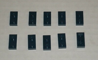 LEGO NEW 1x2 Dark Blue Plate (10x) 4528981 4177737 Brick 3023 | eBay