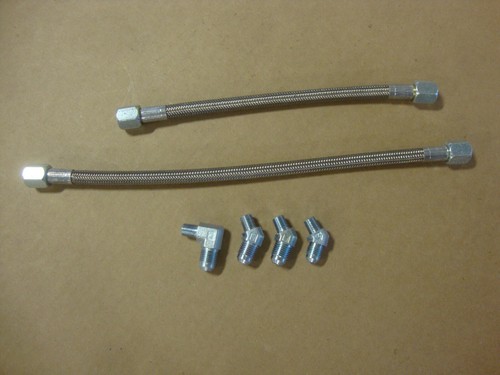 GOODRIDGE BIG DOG MOTORCYCLES 2003 MASTIFF OIL LINE KIT 2 LINES w/ HDW ...