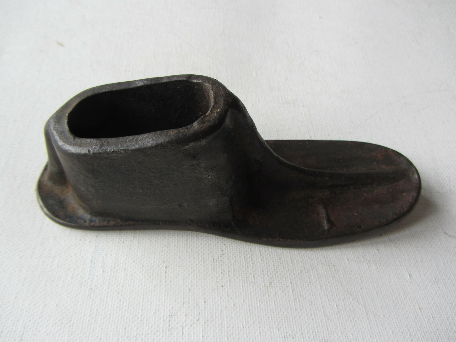 Vintage Antique Metal Cobbler Shoe Form Mold Size 5 5/6" Long Childs ...