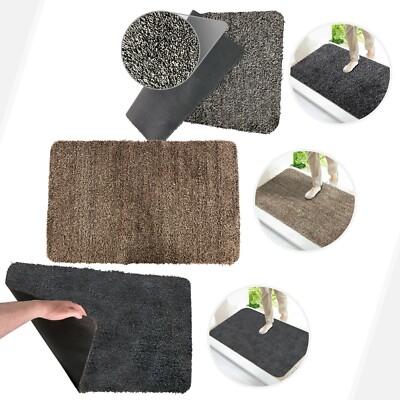Super Absorbant Magic Door Mat Washable Indoor Cotton Non Slip Doormat ...