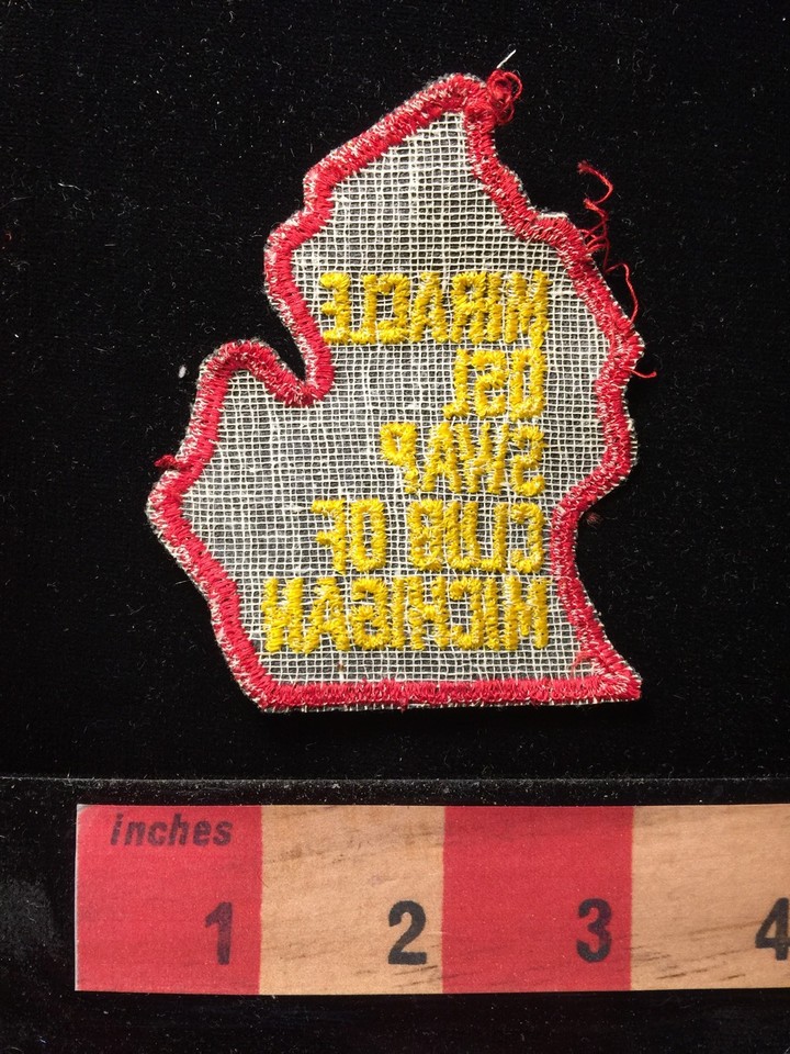 Vtg Michigan State Outline Patch MIRACLE QSL SWAP CLUB ~ Amateur Radio ...