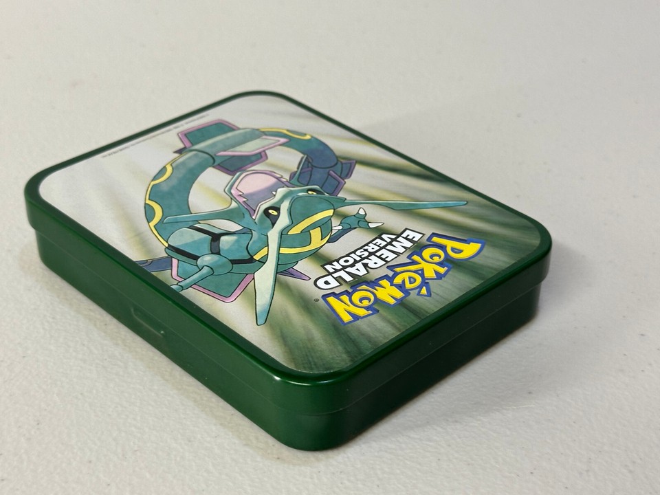Pokemon Emerald Version Pre Order Collectors Tin Box With VIP Id Card ...