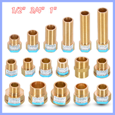 BSP Brass Adapters, Female to Male Thread Hex Octagon Connector Pipe ...