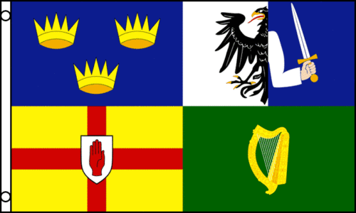 Four Irish Provinces Flag 3x5 ft Ireland Ulster Munster Leinster ...