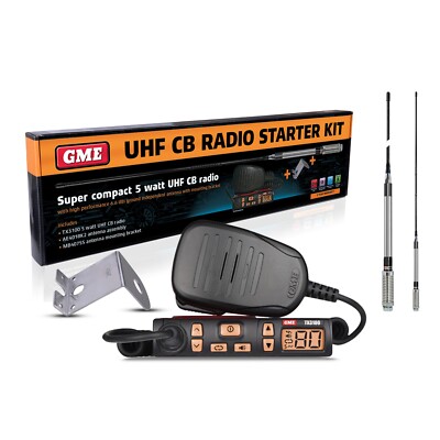 GME TX3100VP VALUE PACK INCLUDING TX3100 UHF RADIO, AE4018K2 & MB407SS ...