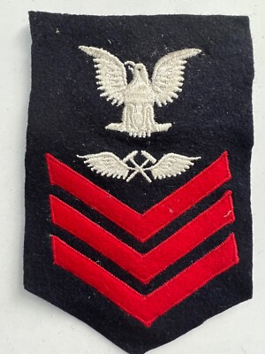WWII USN US Navy Aviation Metalsmith 1st Class Rate Patch | eBay