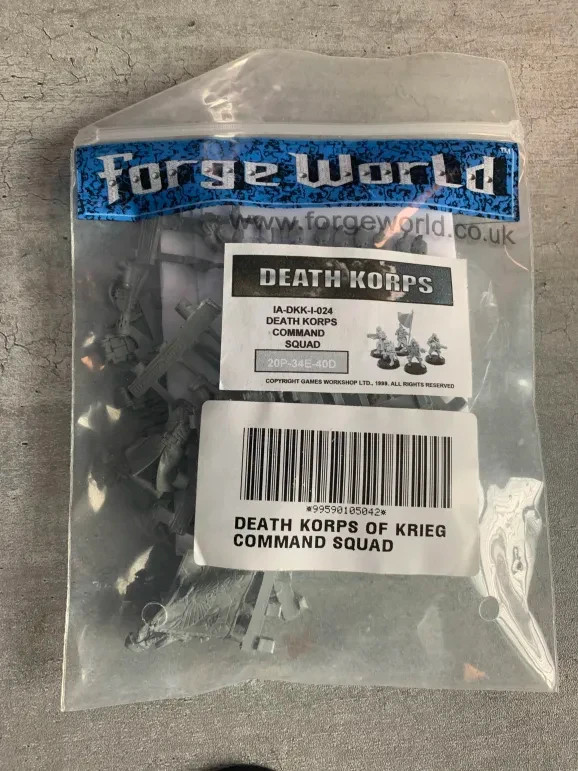 Warhammer 40K Death Korps of Krieg Forge World Command Squad NIB OOP | eBay