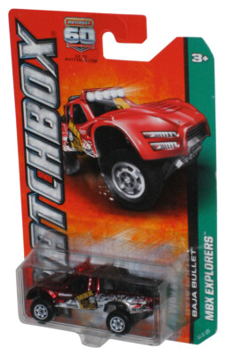 Matchbox MBX Explorers (2012) Red Baja Bullet Die-Cast Toy Car 60/120 ...